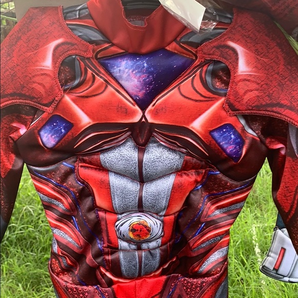 Disguise | Costumes | Boys Sabans Power Rangers Red Ranger Muscle Torso ...